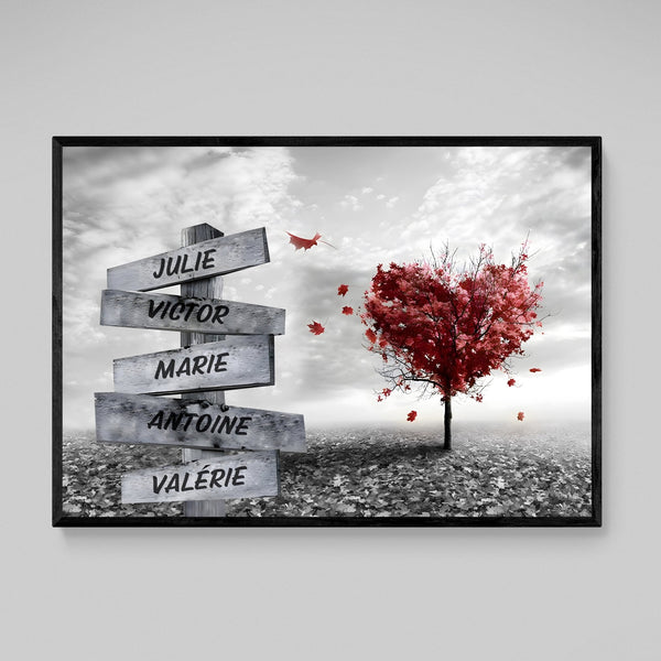 Family Name Canvas Wall Art | The Trendy Art