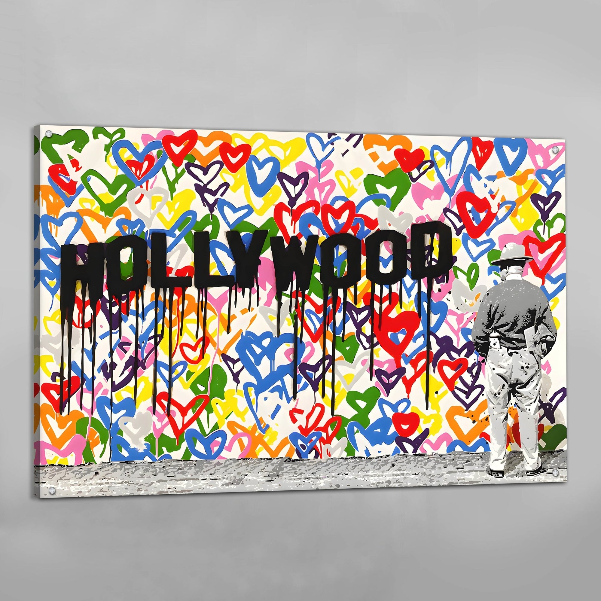 Banksy Graffitis Wall Art | The Trendy Art