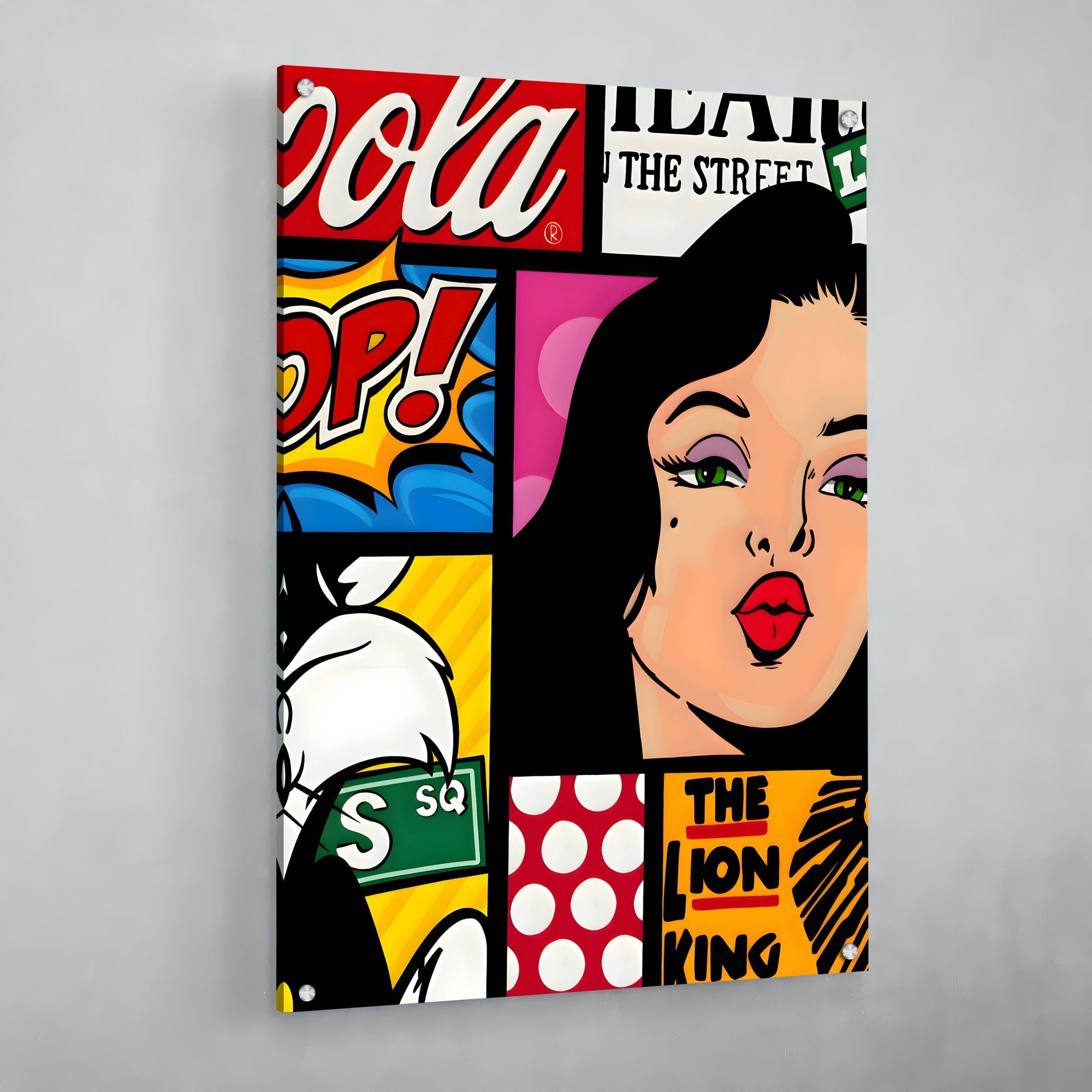 Comic Book Pop Art Canvas The Trendy Art