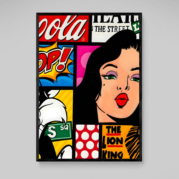 Comic Book Pop Art Canvas | The Trendy Art