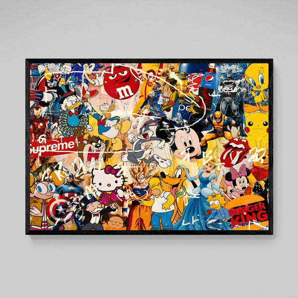 Comic Pop Art Canvas The Trendy Art