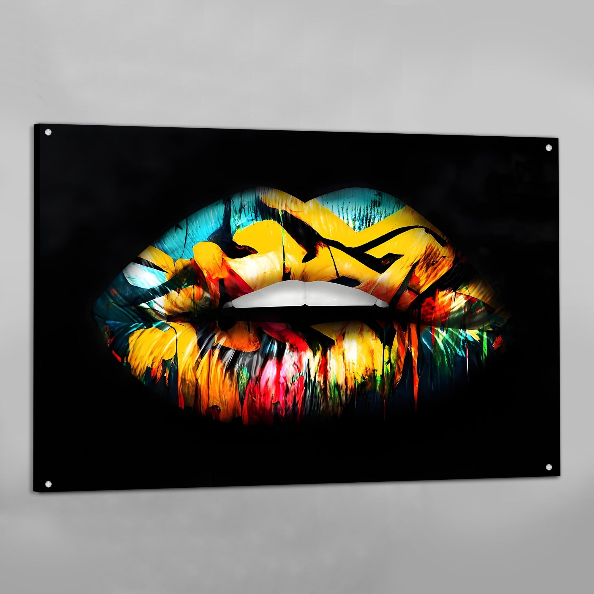 Lips Canvas Painting | The Trendy Art