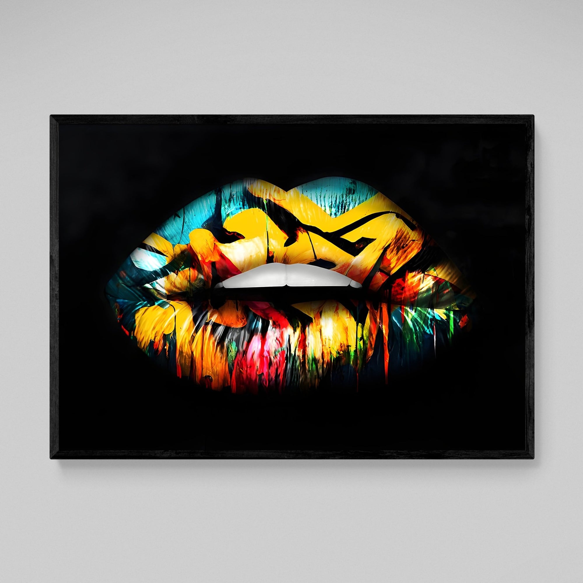 Lips Canvas Painting | The Trendy Art