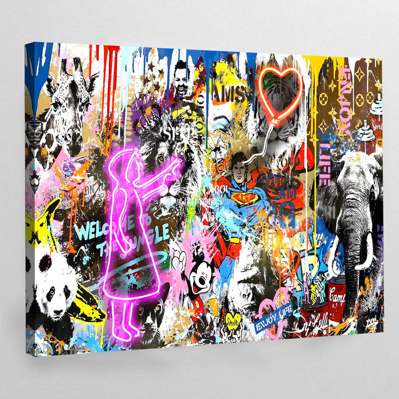 Modern Graffiti Wall Art | The Trendy Art