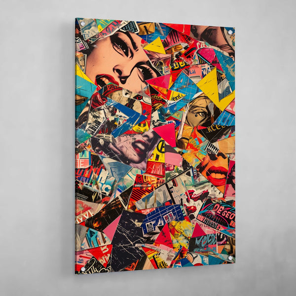 Pop Culture Collage Canvas | The Trendy Art