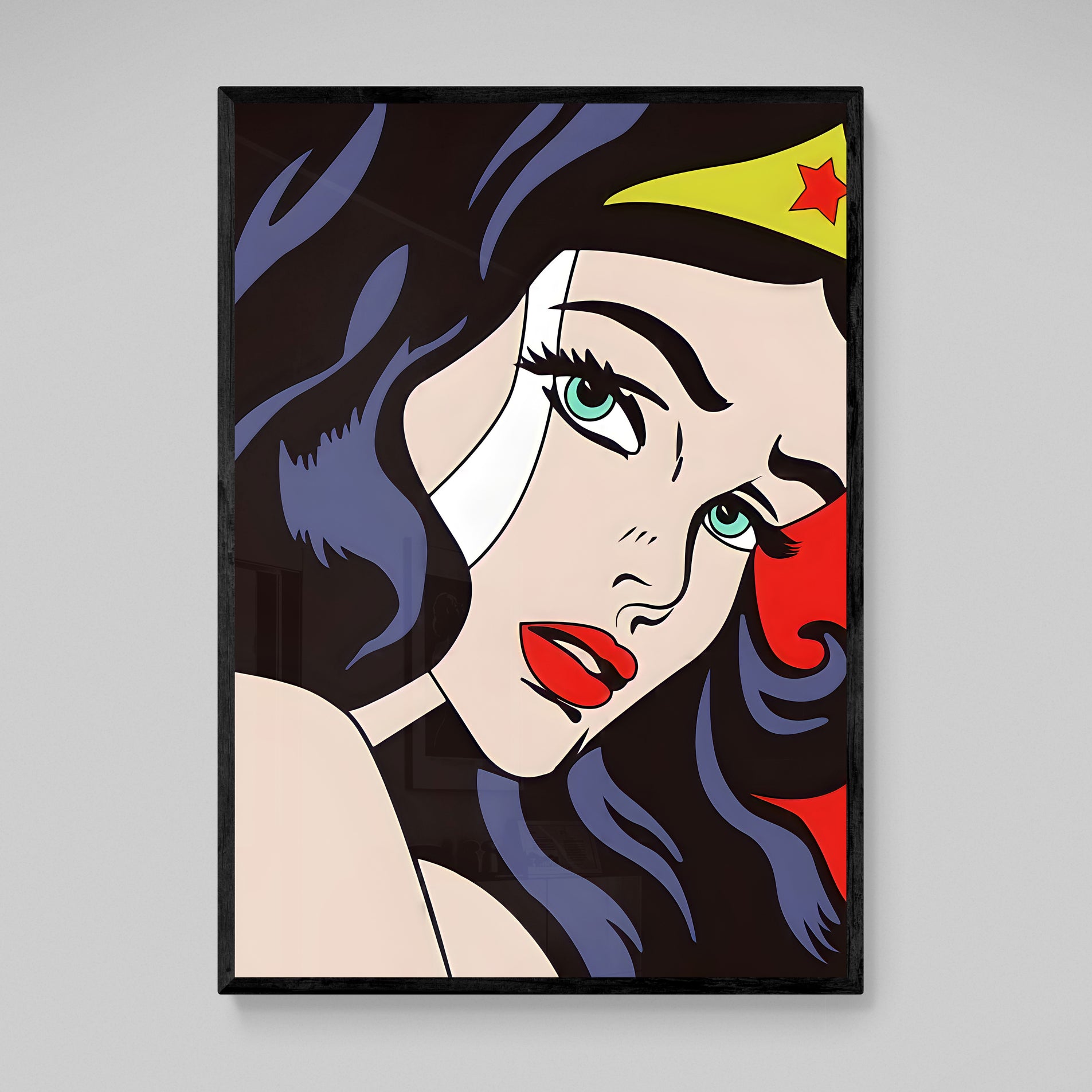Woman Pop Art Canvas | The Trendy Art